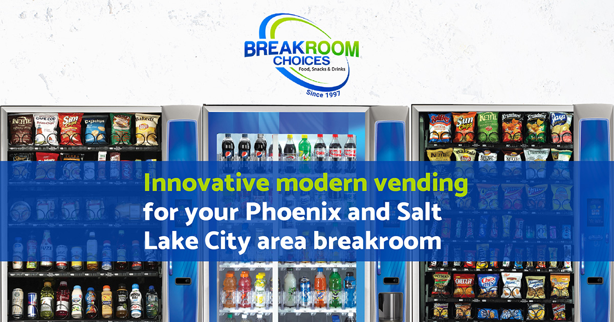 Vending Machines Utah | Arizona | Breakroom Choices